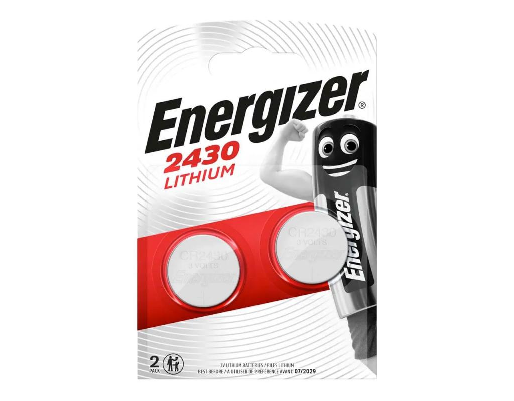 Energizer S9536 3V CR2430 Lithium Coin Cell - Pack of 2