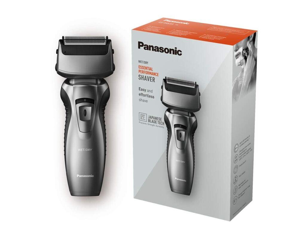 Panasonic ESRW33H Dual Blade Wet & Dry Rechargeable Shaver - Gun Metal Grey