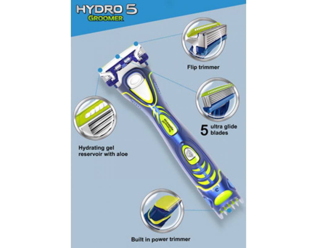 Wilkinson Sword 70003960 Mens Hydro 5 Groomer Razor
