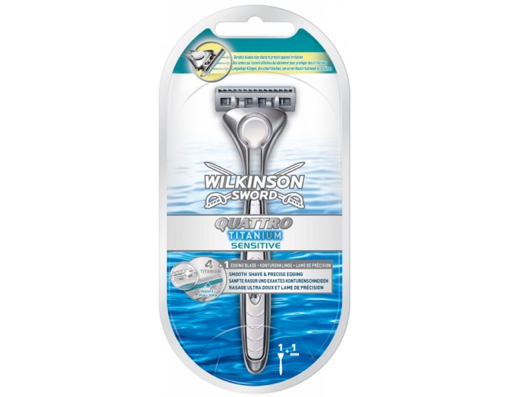 Wilkinson Sword 7001362Y Mens Quattro Titanium Razor