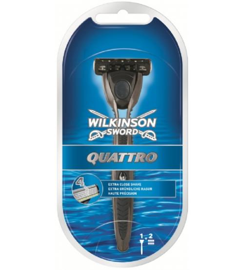 Wilkinson Sword 7007364E Mens Quattro Plus Razor